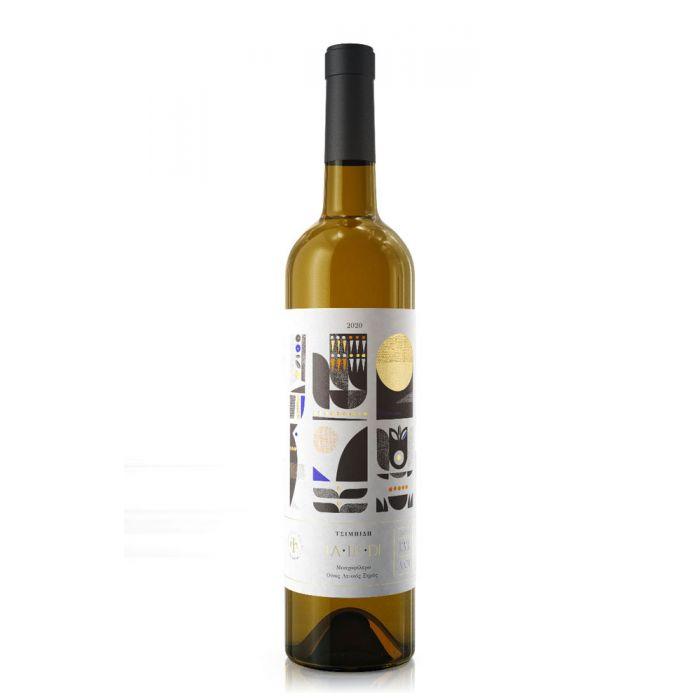 Voltes Tsimpidi - White White (2022) 750ml - Monemvasia Wines - Epinoia